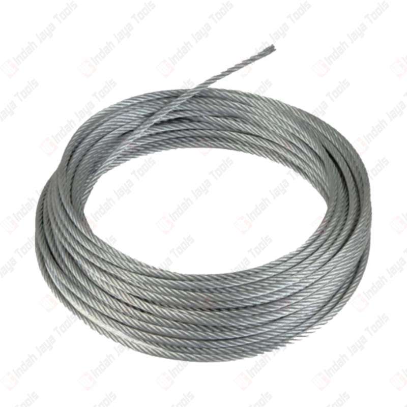 Jual Kawat Seling Baja Galvanis 10 Mm - Tali Sling Cable Wire Rope Di Seller Indah Jaya Tools ...