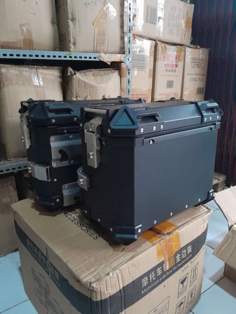 Promo Baru Alumunium Side Box Motorcycle Pannier Quick Release Box ...