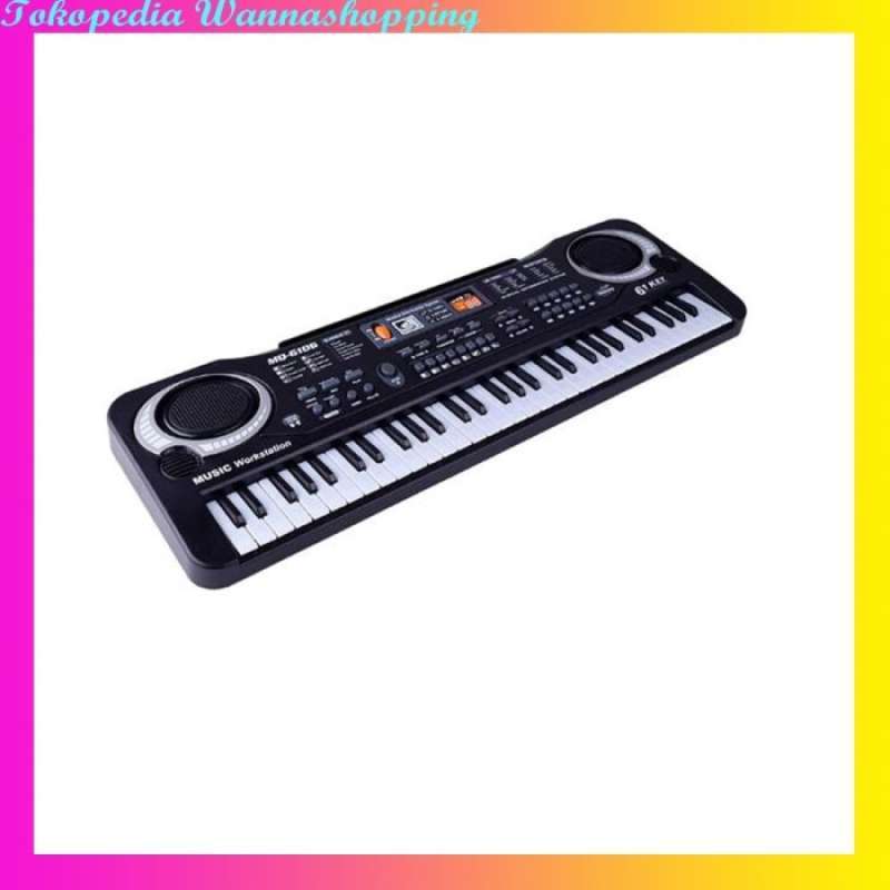 Promo Mainan Edukasi Piano Anak Electronik Mic Dan Keyboard Mini 61 ...
