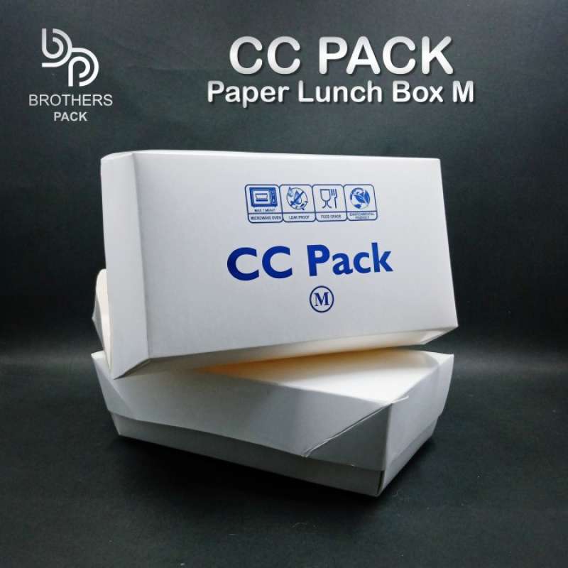 Promo Lunch Box Paper Size S / M / L - Kemasan Makanan - Cc Pack ...