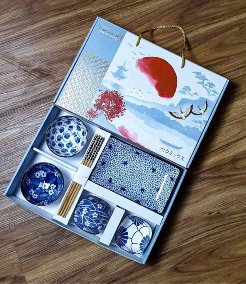 Jual [hampers] Eiko Set Japanese Style Bowl And Plate / Piring Mangkok ...
