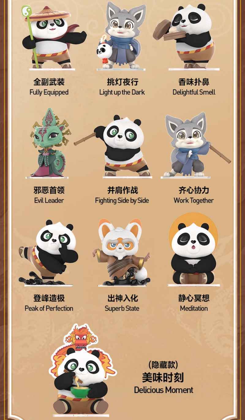 Jual Toys Pm Figure Universal Kung Fu Panda Series Figures Blind Box Di ...
