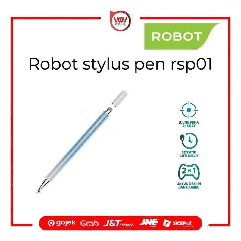 Promo Robot Rsp01 Universal 2 In 1 Capacitive Stylus Pen For Mobile And ...