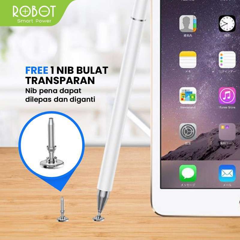 Promo Robot Rsp01 Universal 2 In 1 Capacitive Stylus Pen For Mobile And ...