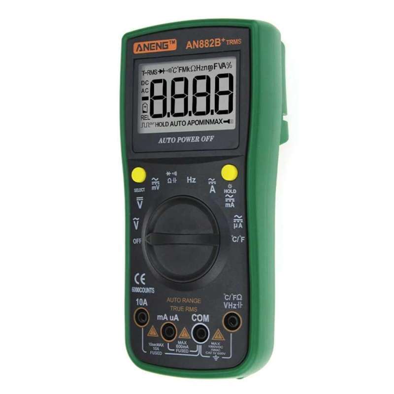 Jual Digital Multimeter Portable Tester Listrik True Rms An882b+ Alat ...