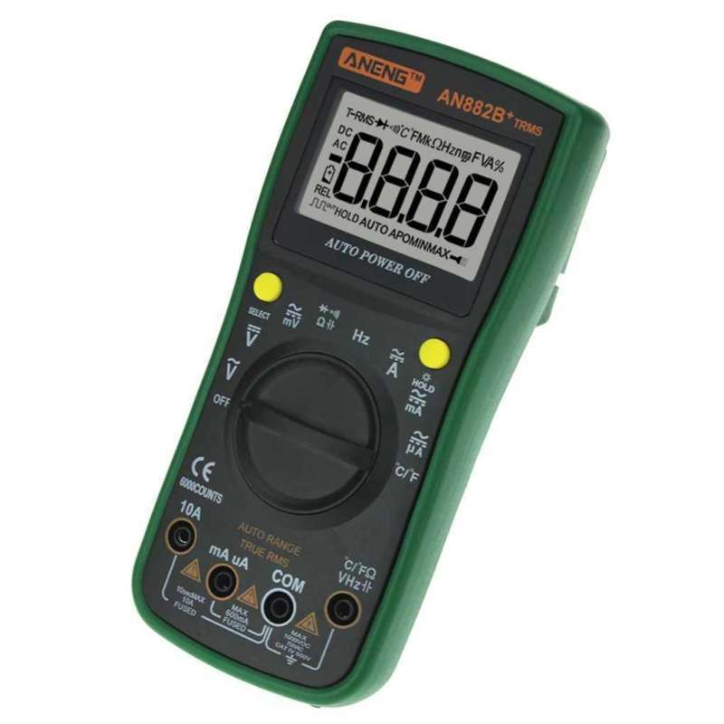 Jual Digital Multimeter Portable Tester Listrik True Rms An882b+ Alat ...