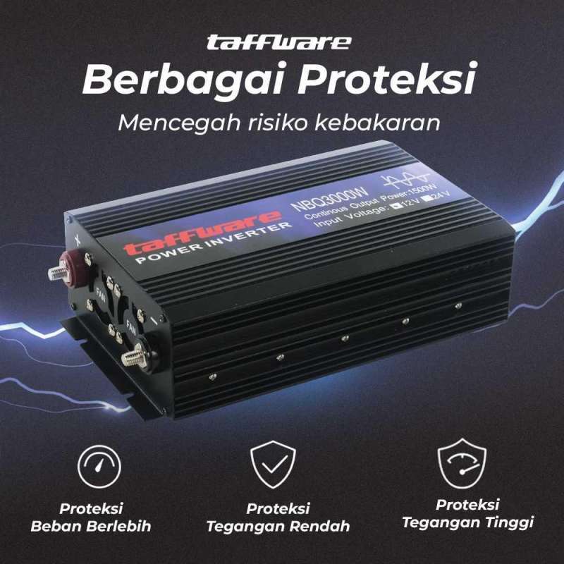 Promo Power Inverter Mobil Pure Sine Wave Dc 12v To Ac 220v 3000w ...