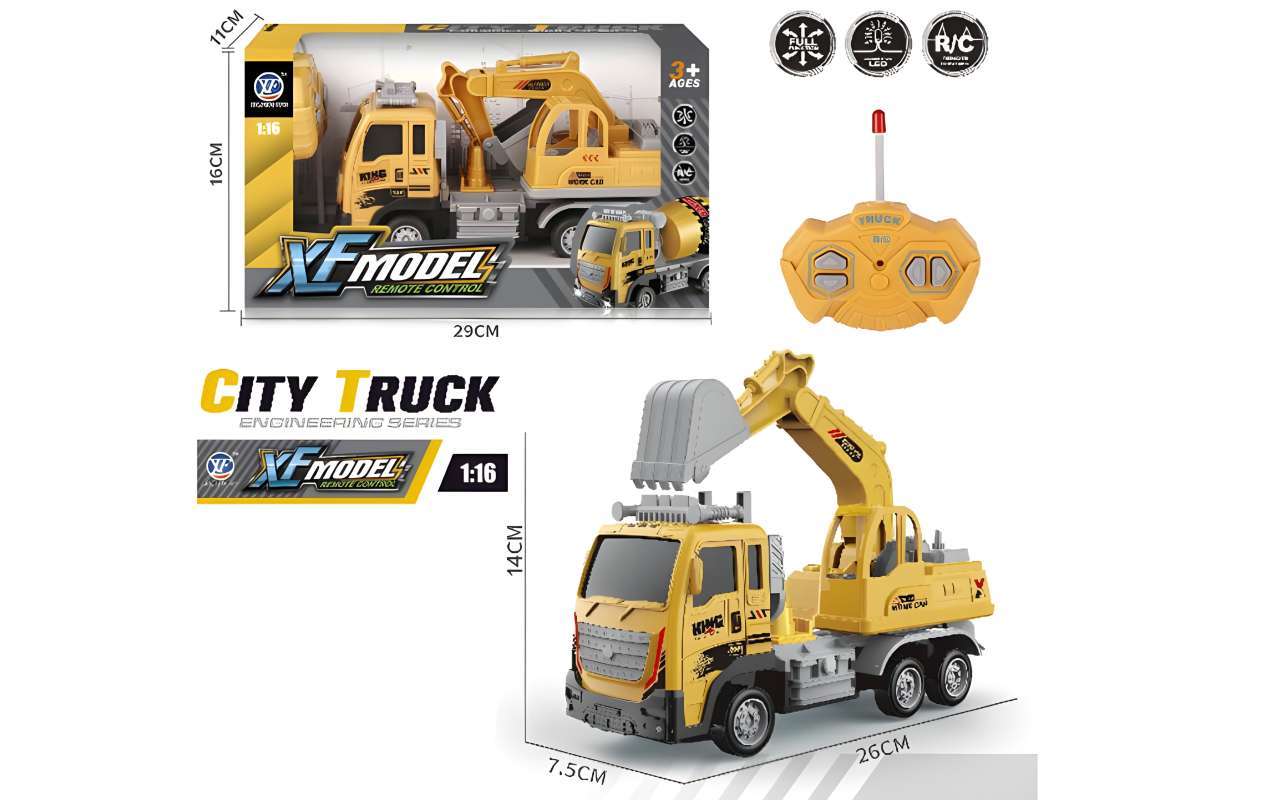 Promo Toy Studio Excavator Molen Rc Remote Control 4 Channel Rc Beko ...