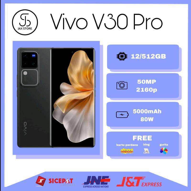 Promo Vivo V30 Pro 5g Ram 12/512gb - Smartphone Garansi Resmi Indonesia - Black Diskon 5% Di ...