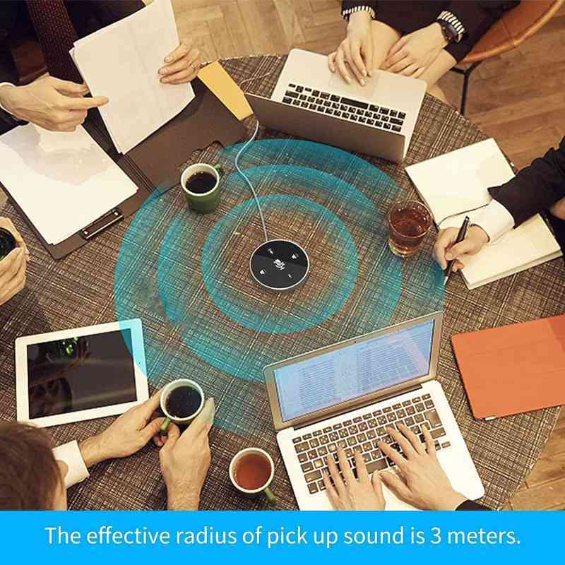 Jual Daseey 360 Degree Microphone Table Conference Meeting Mikrofon ...