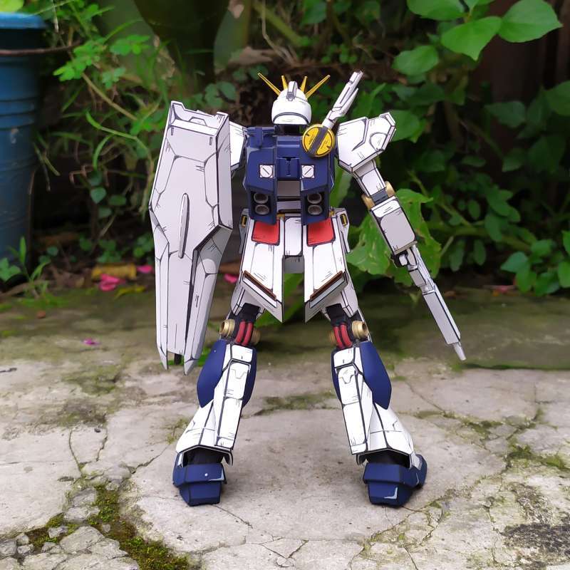 Jual Bandai Entry Grade Nu Gundam Anime Ver. Custom Build Di Seller ...