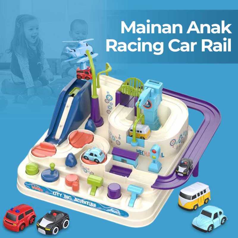 Jual Mishatoys Mainan Anak Racing Car Rail Children Toy Di Seller ...
