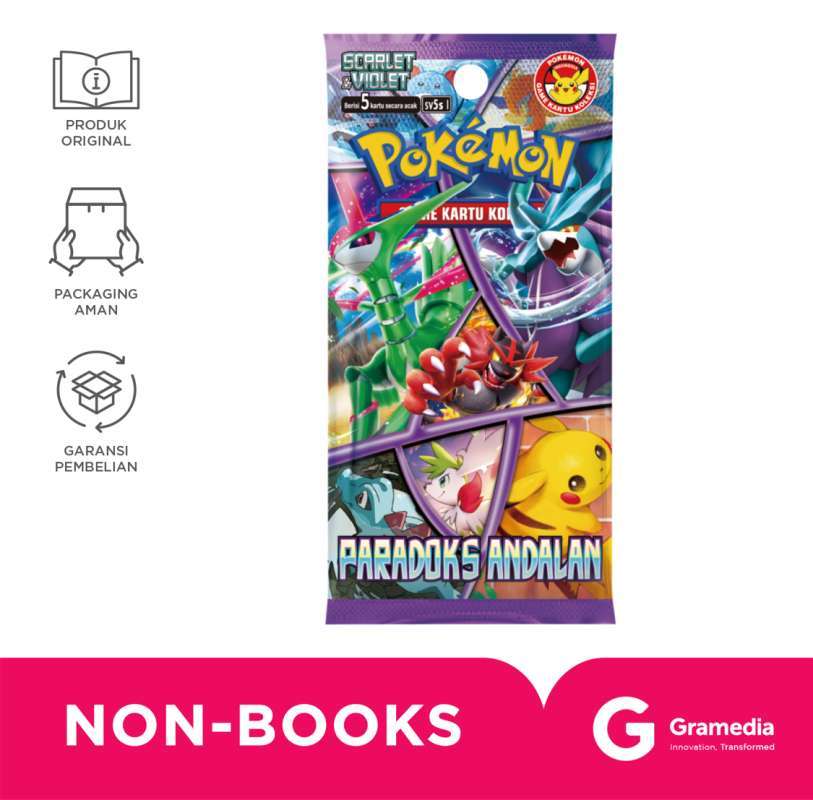 Jual Pokemon Game Kartu Koleksi Scarlet & Violet - Paradoks Andalan Di Seller Gramedia Official ...