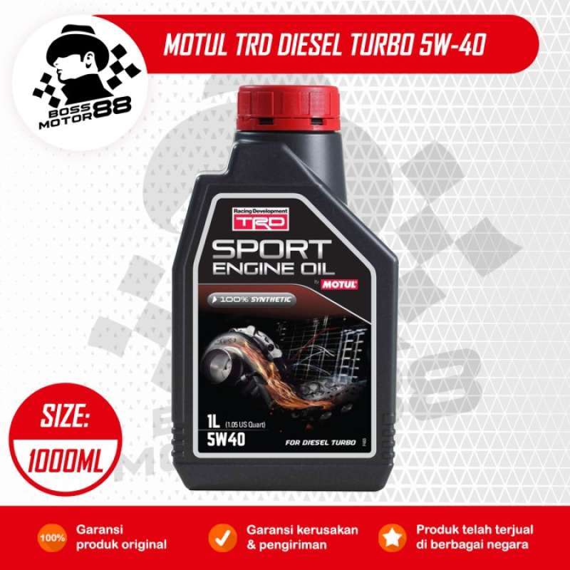 Promo Motul Trd Sport Engine Oil 5w-40 Diesel Turbo 1l - Oli Mesin ...