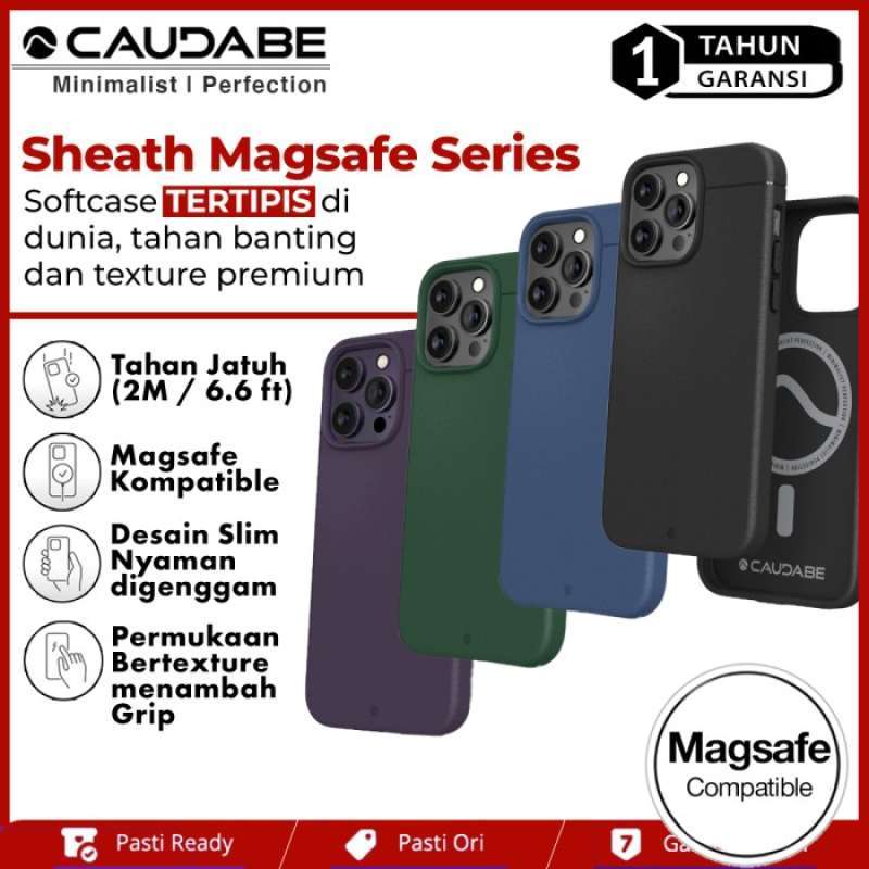 Promo Caudabe Sheath MagSafe Case iPhone 14 Pro Max Plus Casing ...