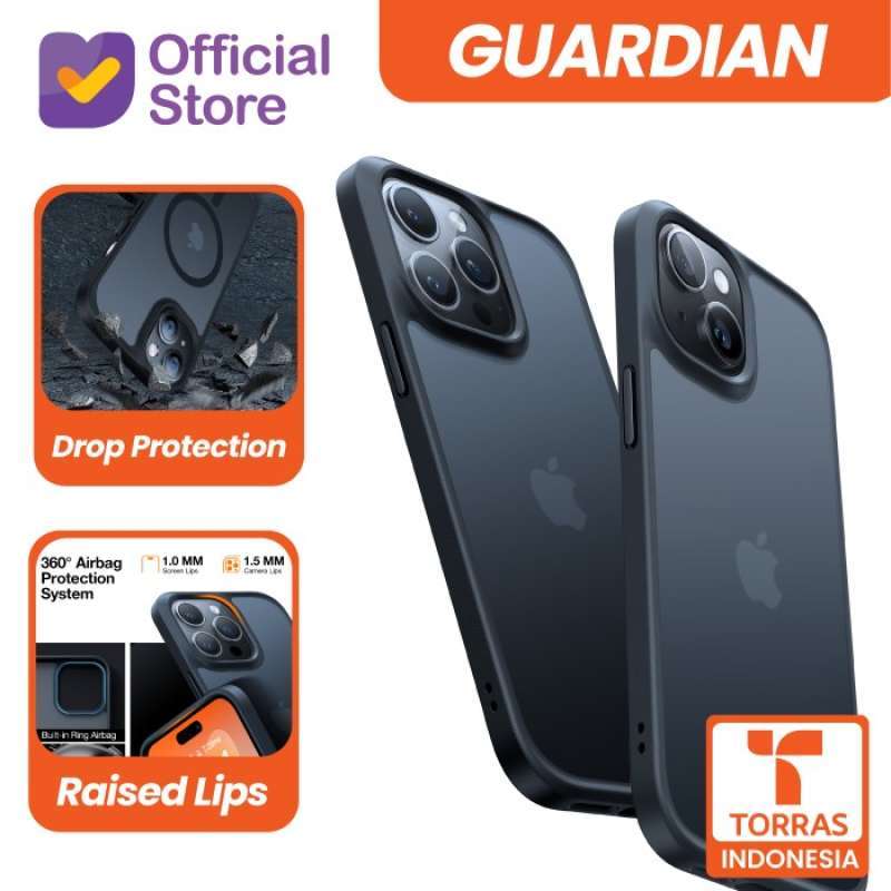 Promo Case iPhone 15 Pro Max Plus Torras Guardian MagSafe Slim Casing ...