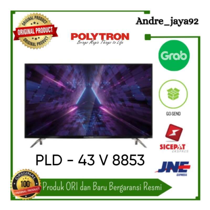 Jual Tv Led Digital Polytron 43 Inch Pld43v8853 Di Seller Andre Jaya 92 ...