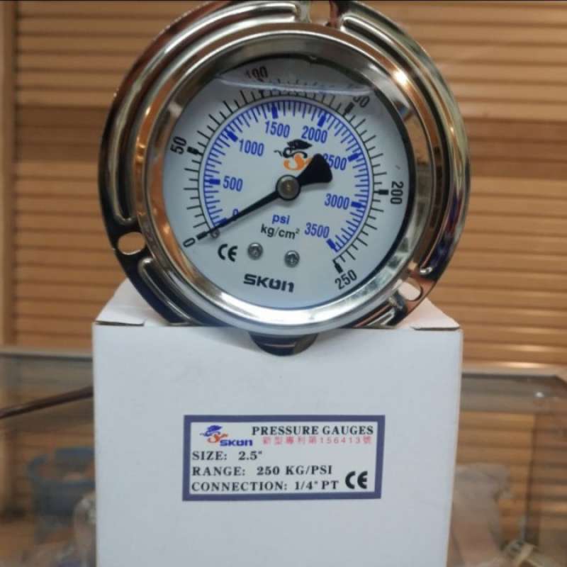 Promo Pressure Gauge 2.5 250bar Payung Skon Diskon 50% Di Seller ...