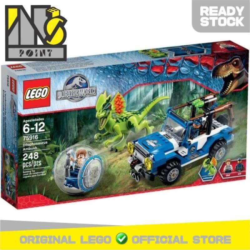 Promo Lego 75916 - Jurassic World - Dilophosaurus Ambush Diskon 50% Di ...