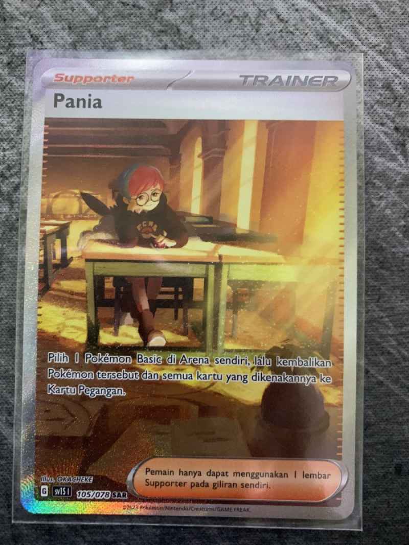 Promo Pania Sar Sv1s Scarlet Violet Pokemon Tcg Indonesia 105/078 ...