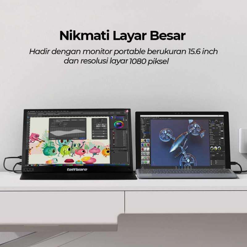 Jual Portable Monitor Fhd 15.6 Inch 1080p With Touchscreen Standar Lama ...