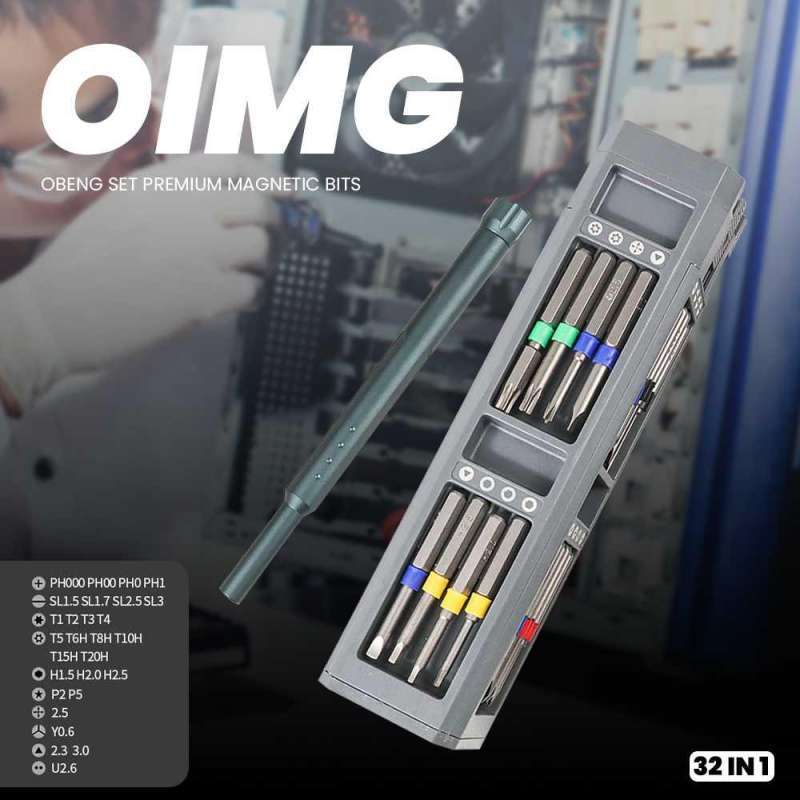 Jual Oimg Obeng Set Premium Magnetic Bits 32 In 1 Im226 Baut Alat Serba ...