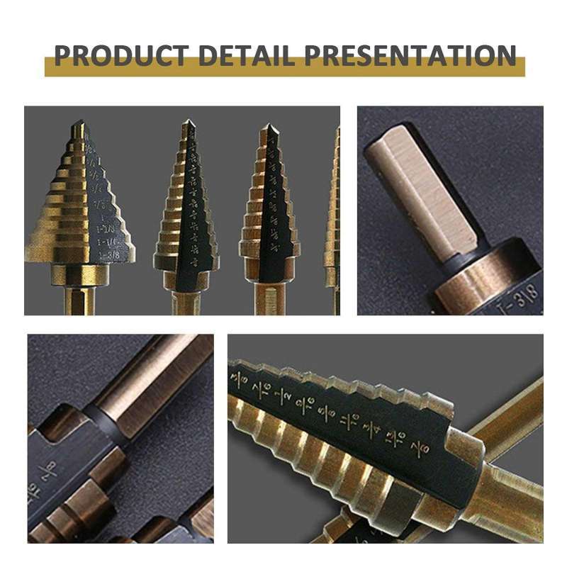 Jual Drillpro Mata Bor Pagoda Spiral Drill Hss Steel 5 Pcs Bihh480 Bor ...