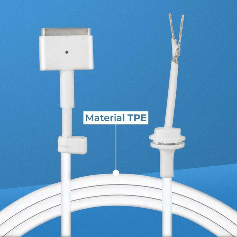 Jual Dc Cable For 60w MagSafe T Tip Laptop Ac Aki Kering Bekas Type C ...