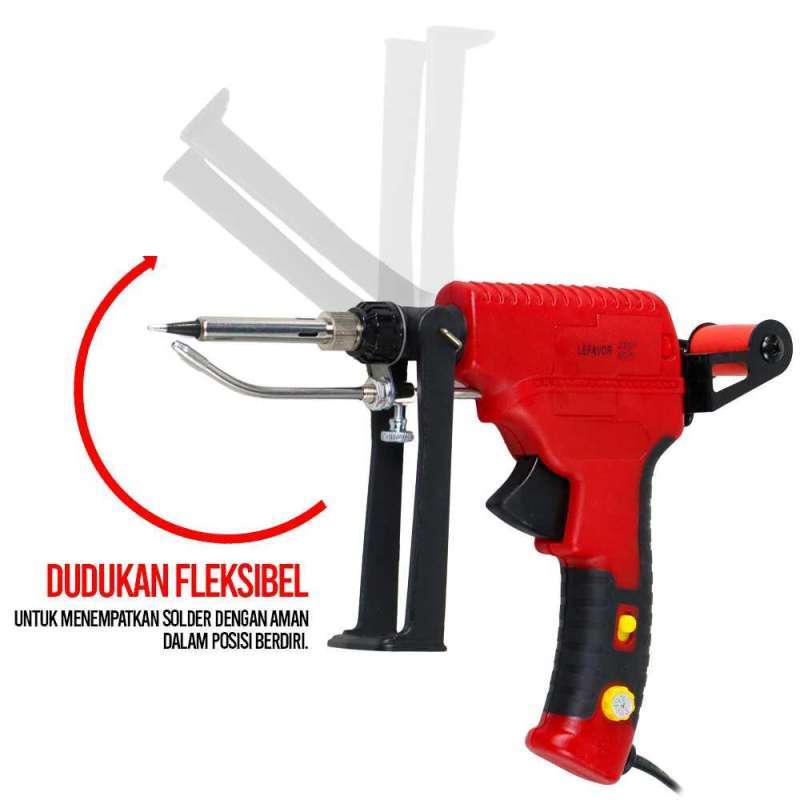 Jual Lefavor Solder Listrik Tembak Tin Gun Adjustable Temperature 60w ...