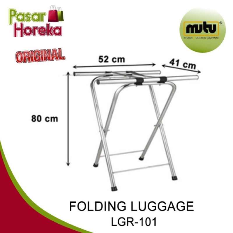Promo Rak Tempat Koper / Folding Luggage Lgr-101 / Mutu Diskon 9% Di ...