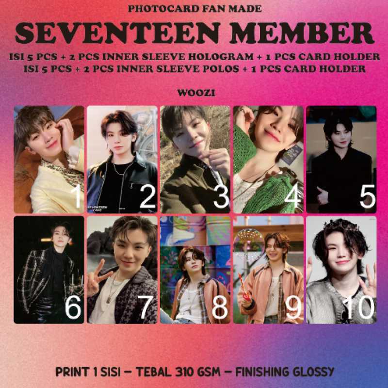Jual [halopolaroid] (isi 5 Pcs) Pre Order Photocard Fanmade Seventeen - Pc 1 Sisi Svt Class Kpop ...