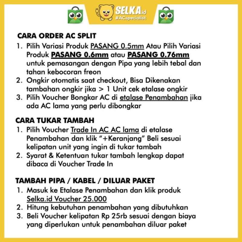 Promo Ac Sharp Ah-a5zcy / 5 Zcy Ac Split 1/2 Pk Standard Diskon 4% Di ...