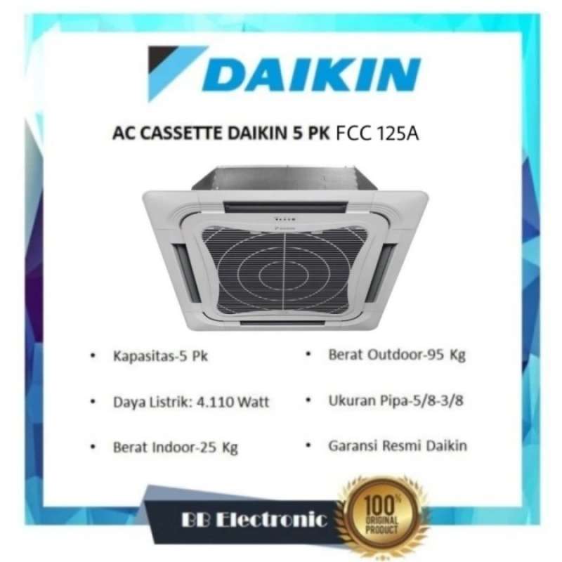 Jual Ac Cassette Daikin 5 Pk Fcc 125a Di Seller Gansirsa - Cengkareng Barat, Kota Jakarta Barat ...