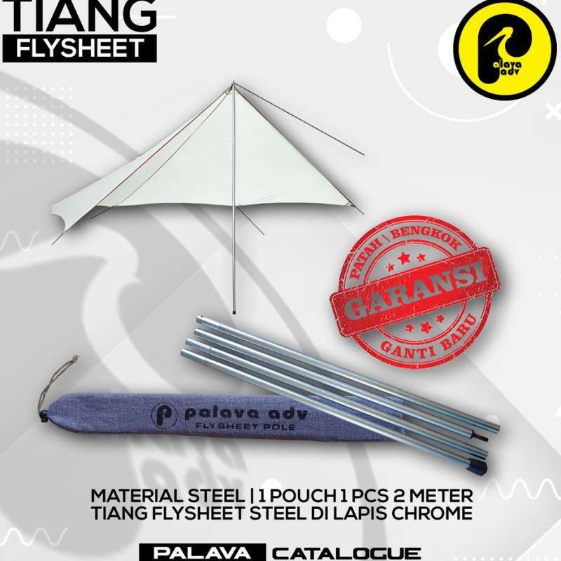 Jual Tiang Flysheet Galvanis Palava Adv Penyanggah Almunium Pilar Tenda ...
