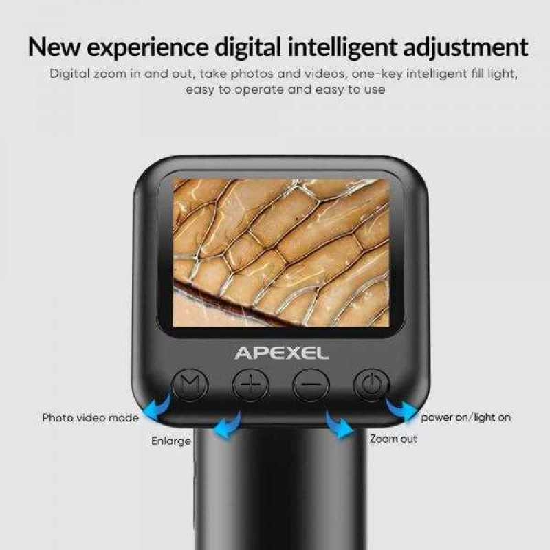 Jual Apexel Mikroskop Portable Digital Ips Hd Screen Rechargeable ...