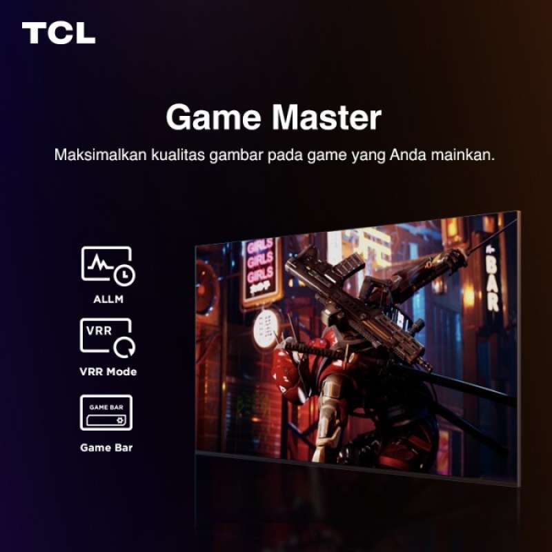 Promo Tv Tcl Qled 55c745 55 C745 Game Master Pro Vrr 144hz Dolby Vision Iq Diskon 1% Di Seller ...
