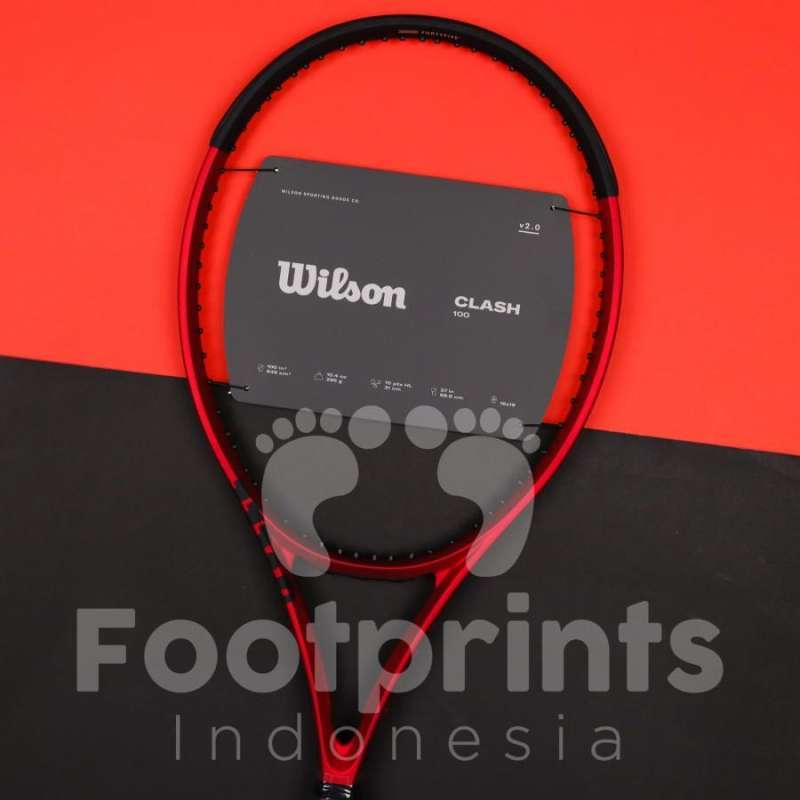 Promo Raket Tenis Wilson Clash V2 100 2022 Tennis Racket 295 Gr ...