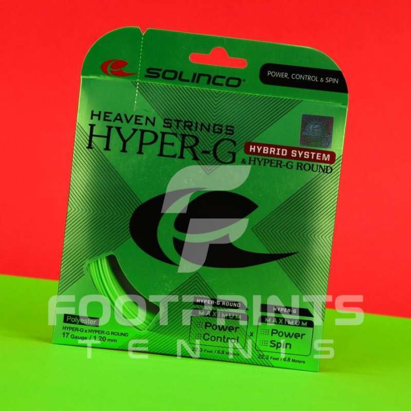Promo Solinco Hybrid System Hyper G Round Senar Raket Tenis Tennis ...