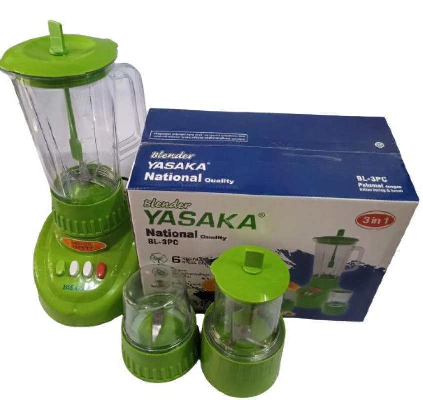 Promo Blender National Yasaka 3 In1 Blender Plastik 6 Mata Pisau ...