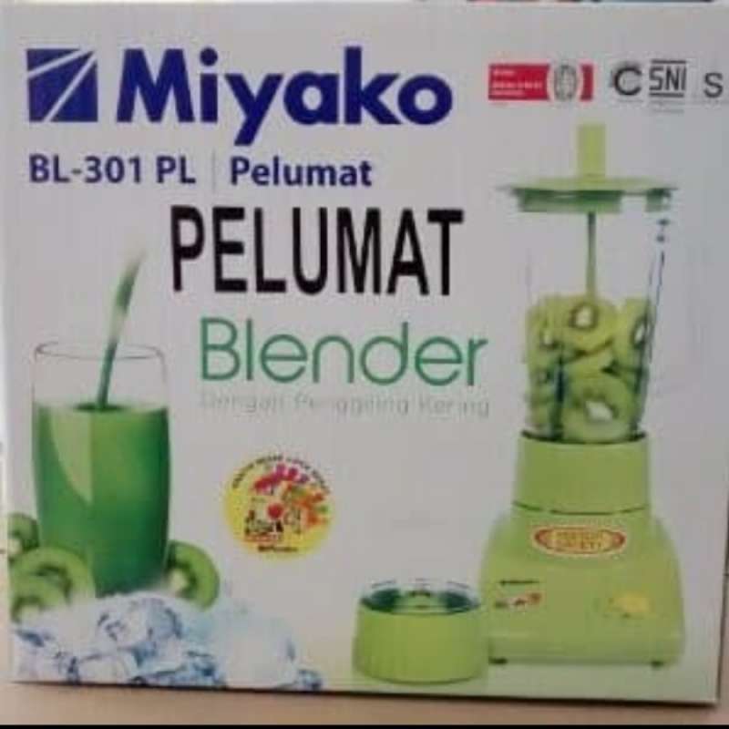 Promo Miyako : Bl-301pl Blender Plastik 2 In 1 Bl 301 Pl 1 Liter Diskon ...