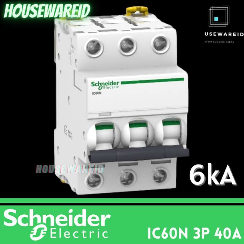 Promo Mcb Schneider Acti9 Ic60n 3 Phase 40 Ampere Sni 3p 40a 3pole promo-mcb-schneider-acti9-ic60n-3-phase-40-ampere-sni-3p-40a-3pole