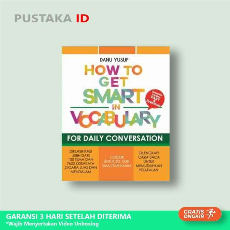Jual Buku How To Get Smart In Vocabulary For Daily Conversation ...