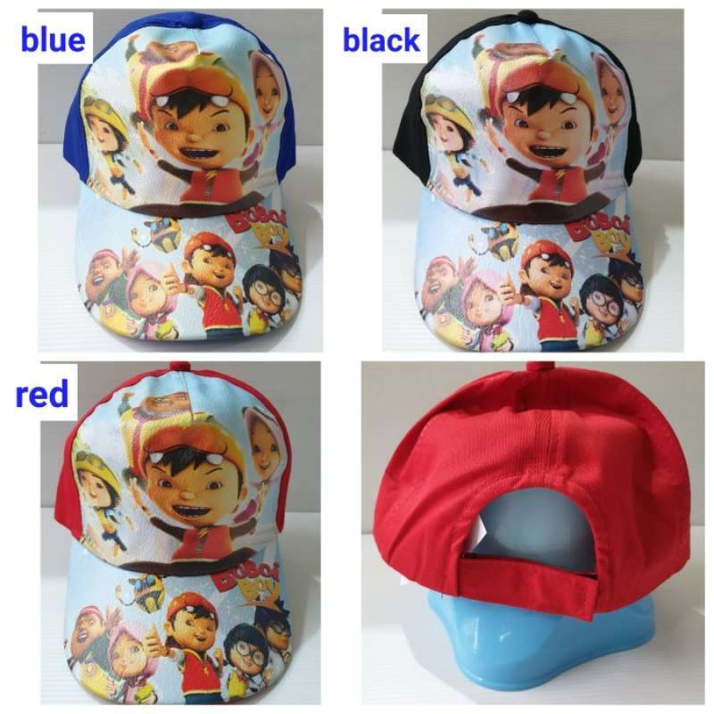 Promo Topi Anak Karakter Boboiboy Biru / Kids Hat / Kids Cap Diskon 23% ...