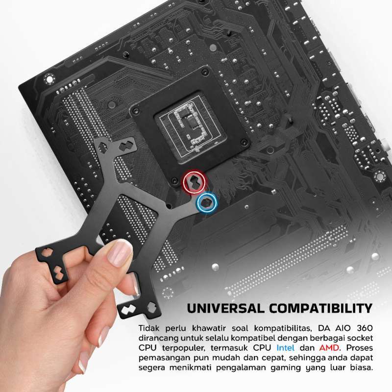 Promo Aio Digital Alliance 360 Liquid Water Cooling Cpu All-in-one Pc ...