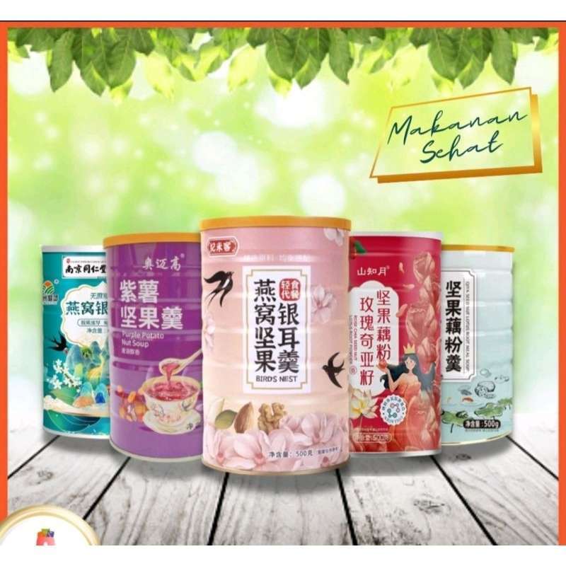 Jual (halal)500gr Oufen Lotus Root Powder Bubuk Akar Teratai Makanan ...