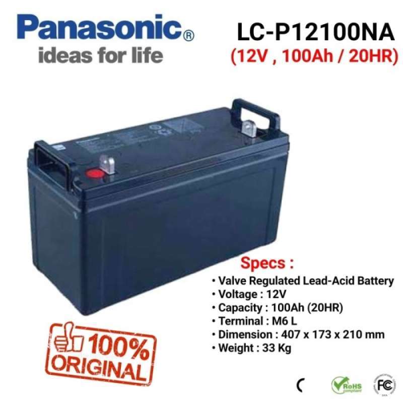 Promo Battery Kering Vrla 12v 100ah Aki Kering 12v 100ah Terbaru Diskon ...