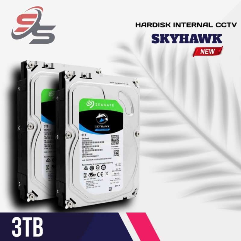 Promo Hardisk Skyhawk 3tb Sata -hdd Internal Cctv Surveillance 3,5 Inch ...
