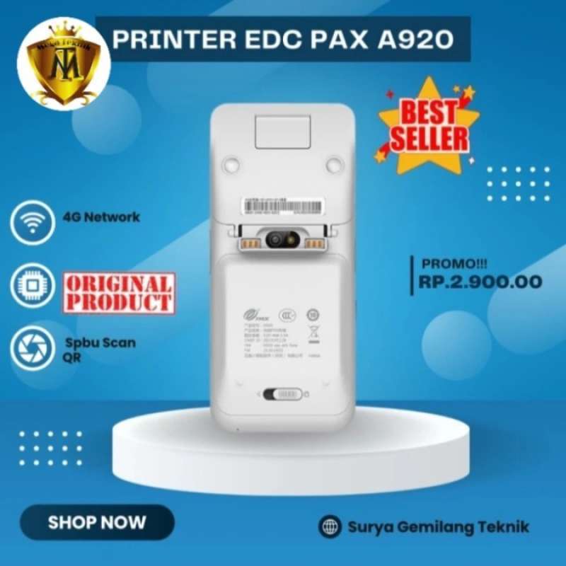 Promo Mesin Printer Android Edc A920 Edc Fax Spbu Diskon 4% Di Seller Gansirsa - Cengkareng ...