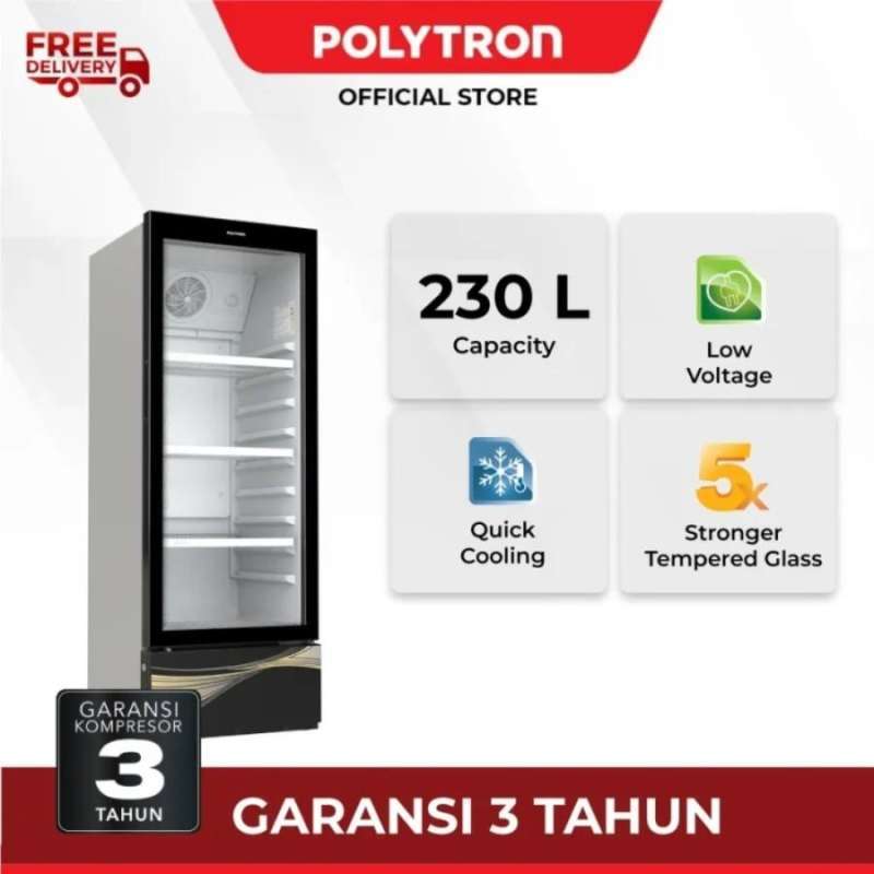 Jual Showcase 1 Pintu Polytron 180 Liter/scn-187 Di Seller Ud Mahkota ...