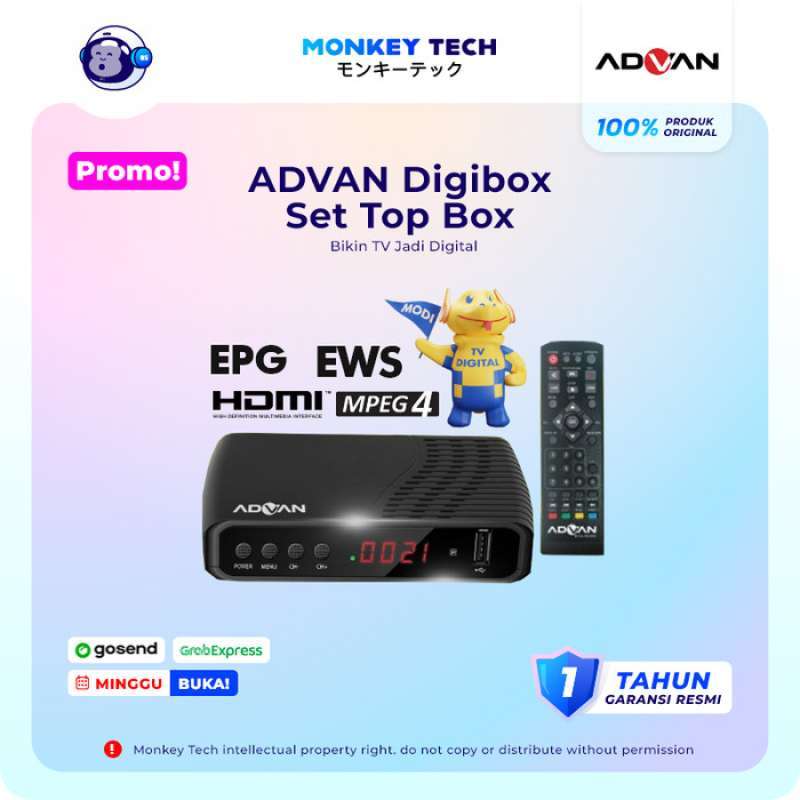 Promo Advan Digibox Set Top Box Tv Digital Diskon 25% Di Seller ...